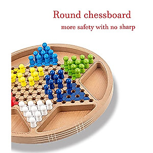 WEROCK Chinese Checkers & Gobang (Five in a Row) 2 in 1 Traditional Strategy Board Game for Family and Party