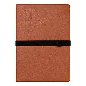 Letts Oslo Weekly/Monthly Planner, 12 Months, January to December, 2024, Sewn Binding, A5 Size, 8.25" x 5.875", Multilingual, Tan (C082334-24)