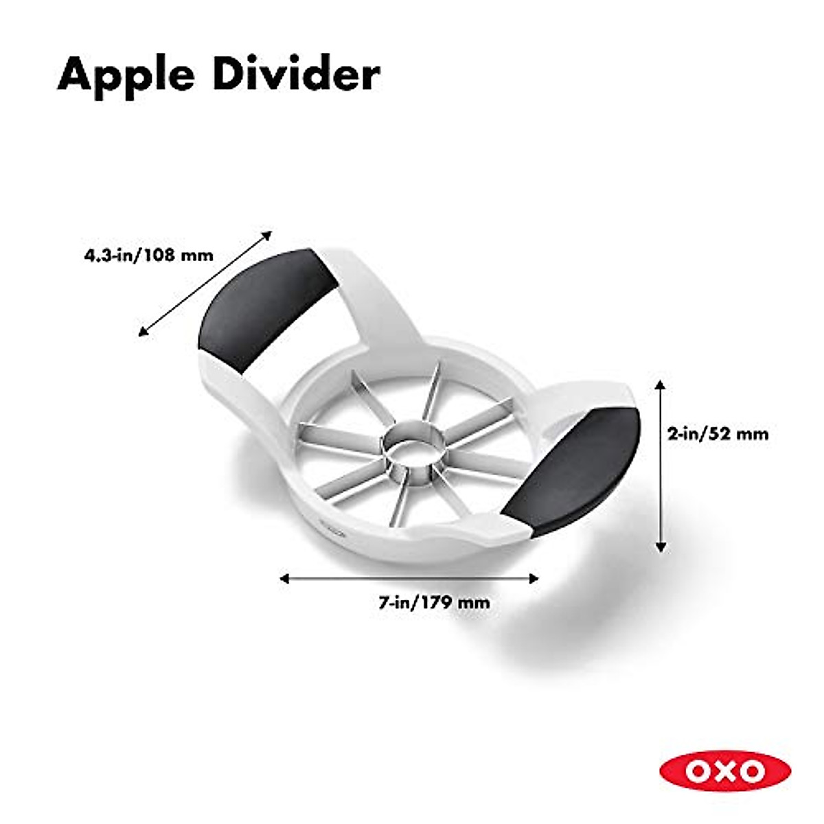 OXO Good Grips Apple Slicer, Corer and Divider,White