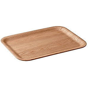 KINTO 45137 Non-Slip Tray, 12.6 x 9.4 inches (320 x 240 mm), Willow Wooden Tray