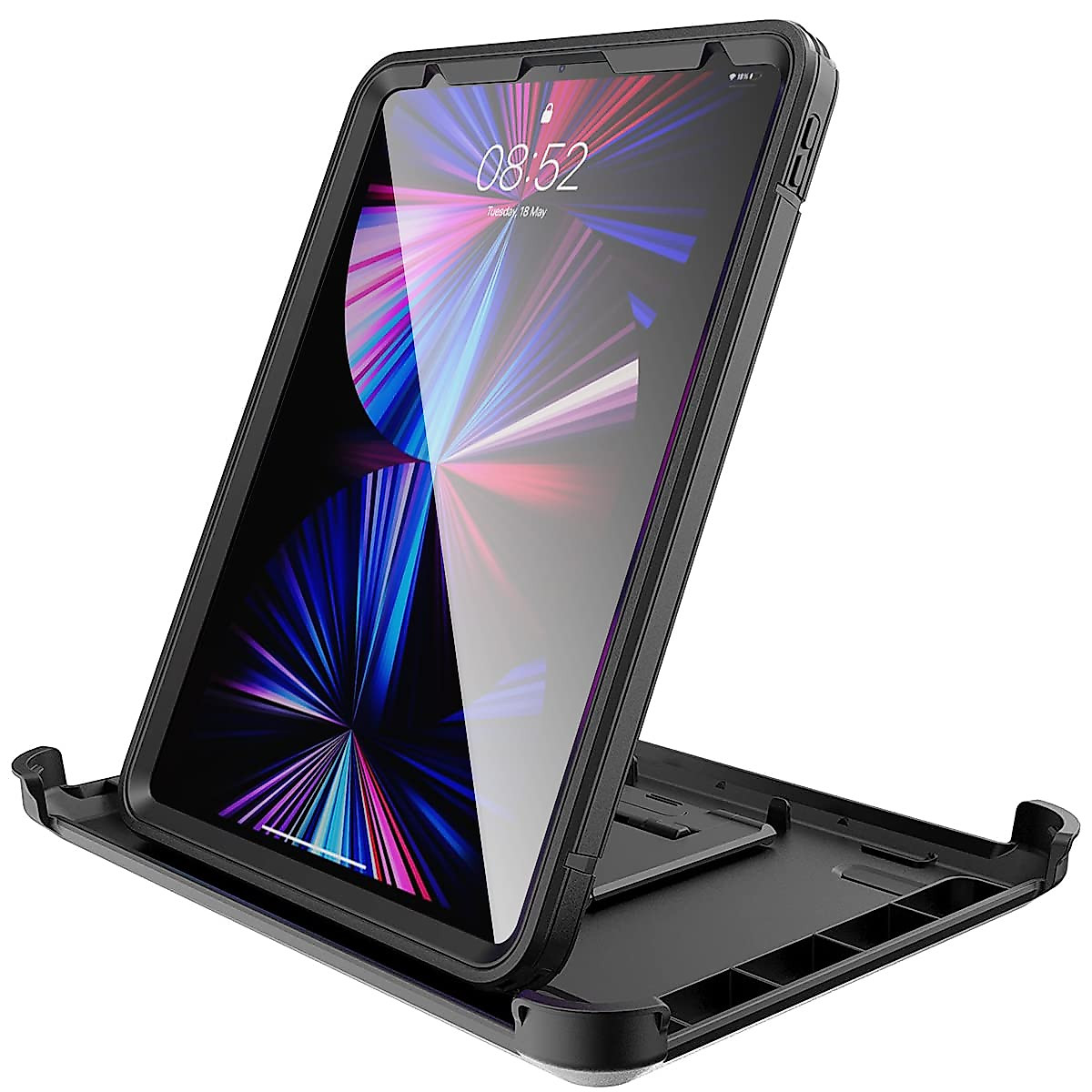 AICase for iPad Pro 11 Inch 4th/3rd/2nd/1st Generation 2022/2021/2020/2018,Heavy Duty Shockproof Triple Layer Defense for New Apple Pro 11" 4th 2022/3rd Gen 2021,2nd Gen 2020&1st Gen 2018(Black)