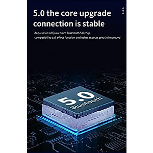 True Wireless Stereo Earbuds Bluetooth 5.0 in Ear Light-Weight Headphones Built-in Microphone, Super bass Long Distance Connection Headset with Charging Case (White)