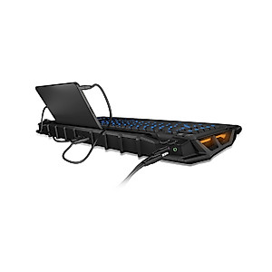 ROCCAT Skeltr - Smart Communication RGB Gaming Keyboard with Universal Device Docking Slot, Black