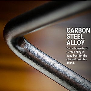 TreeWorks Chimes TRE-HS06 Made in USA Solid Steel 6" Studio-Grade Triangle with Beater and Holder (VIDEO)