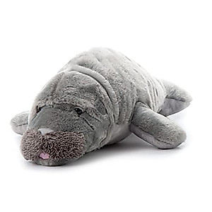 The Petting Zoo Conservation Manatee Stuffed Animal Plushie, Gifts for Kids, Ocean Animals, Manatee Plush Toy 18 Inches