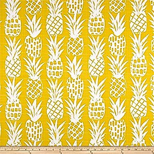 Premier Prints Luxe Outdoor Pineapple Pineapple, Fabric by the Yard