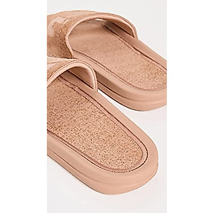 APL: Athletic Propulsion Labs Women's TechLoom Velvet Slides, Caramel, Tan, 7 Medium US