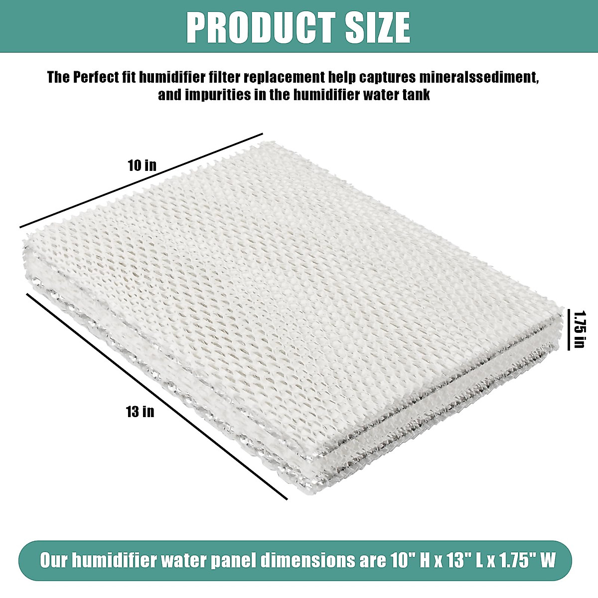 45 Water Panel Humidifier Filter Pad Replacement Compatible with Aprilaire Whole House Humidifier Models 400, 400A, 400M Humidifier Parts, Furnace Humidifier Filter Accessories -(2 Pack)