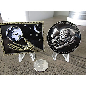 Set of Two United States Special Operations Command & Joint Special Operations Command JSOC SOCOM AFSOC NSWC MARSOC Reaper Challenge Coins