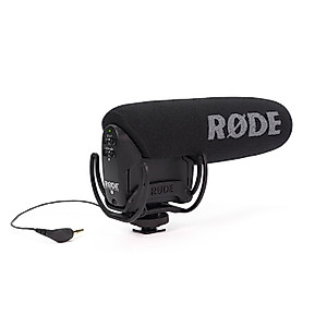 Rode Microphones VideoMic Pro Compact Shotgun Microphone, 200 Ohms - Bundle - with Deadcat VMP Furry Wind Cover for VideoMicPro