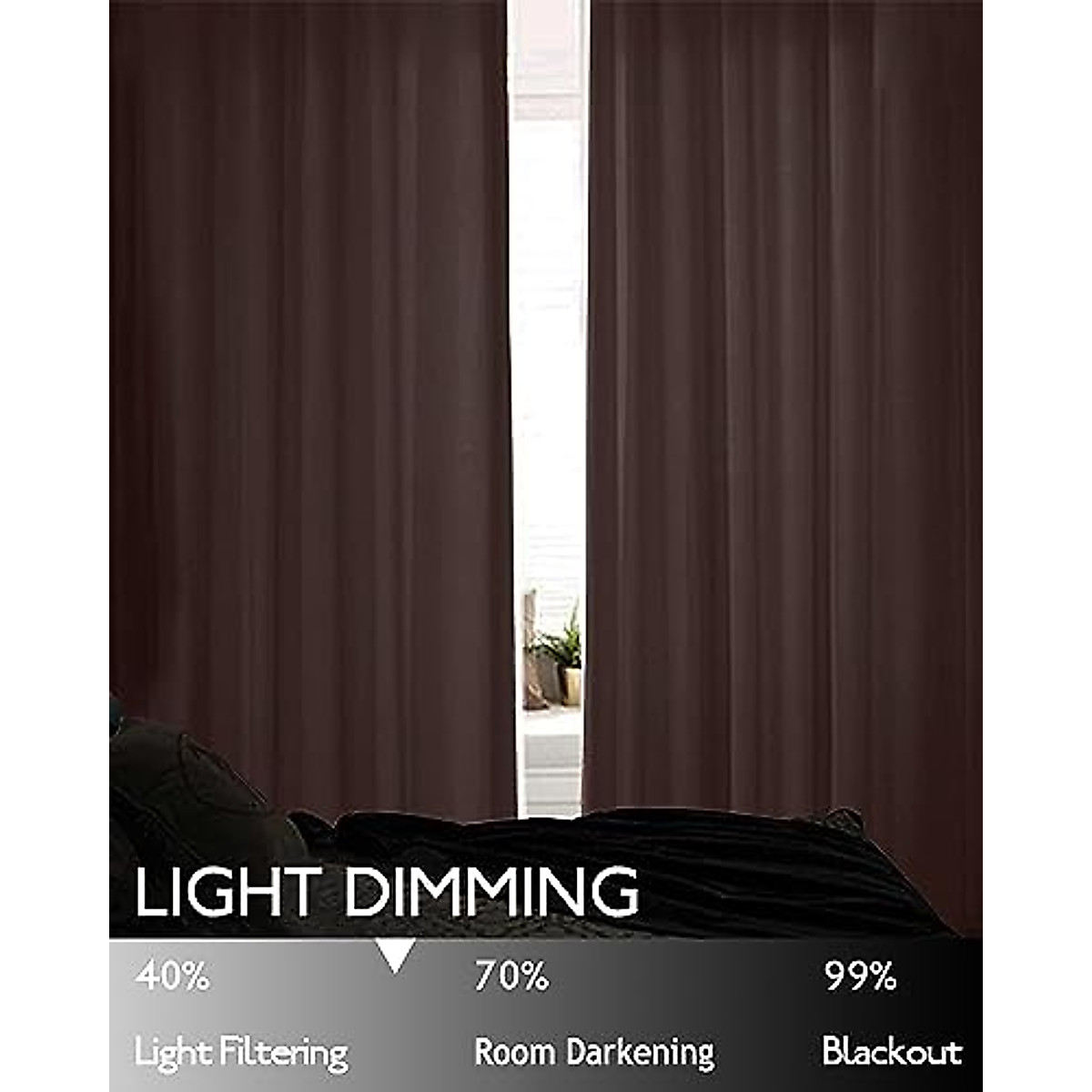 SMILETIME Pink 84in Room Darkening Velvet Curtains with Grommet, Thermal Insulated Super Soft Privacy Noise Reducing Velvet Drapes for Living Room, 2 Panels (Pink, 38Wx84L)