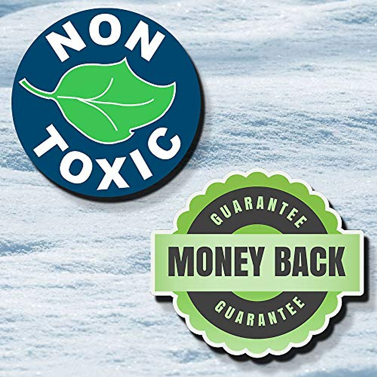 All About Pets Snow and Ice Melt - Gentile on Your Pets Paws and Made with No Toxic Chlorides or Painful Rock Salt Safe for Dogs & Cats - 15 lb Bucket