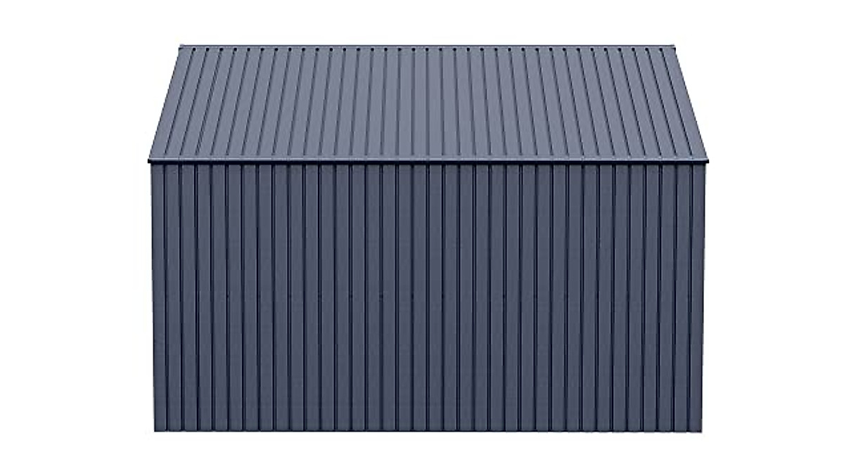 Arrow Shed Elite 12x12 Steel Storage Shed - Durable Lockable Anthracite