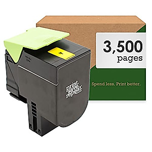 Print.Save.Repeat. Lexmark C241XY0 Yellow Extra High Yield Toner Cartridge for C2425, C2535, MC2425, MC2535, MC2640 Printers Laser Printer [3,500 Pages]
