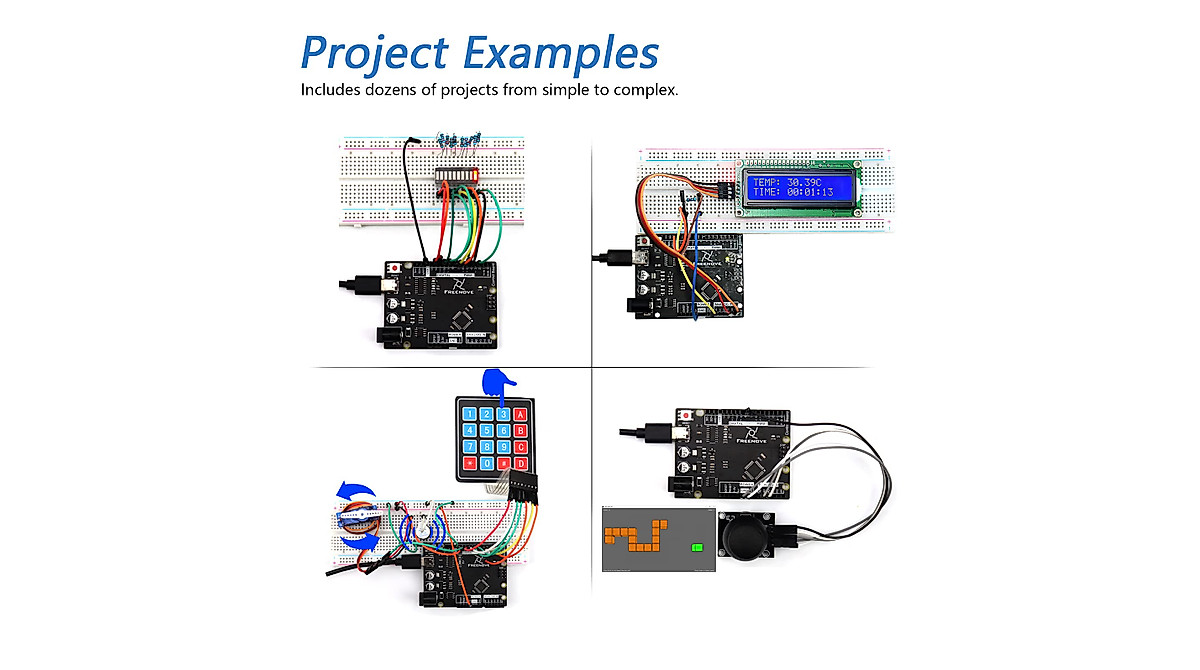 Freenove Ultimate Starter Kit with Board V4 (Compatible with Arduino ...