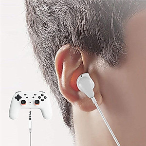 【2pack】 for iPhone Earphones with 3.5 mm Headphone Plug for Mic Call + Volume Control Earbuds in-Ear Headphone Headset Compatible with iPhone 6s / 6plus / 6 / 5s, Android, PC