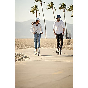 EcoSmart SUP Electric Scooter – 16" Air-Filled Tires, Wide Bamboo Deck, 350w High-Torque Hub-Driven Motor, Up to 15.5 mph & 15.5 Miles Range, Rear-Wheel Drive