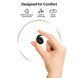 Ear Plugs for Noise Reduction, Ear Plugs for Sleeping Noise Cancelling, Ear Plugs, Sleeping Ear Plugs, 32dB Soft Reusable Ear Plugs for Sleep, Snoring, Sound Blocking, 8 Ear Tips in XS/S/M/L