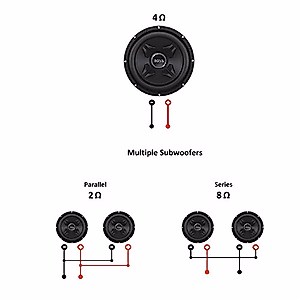 BOSS Audio Systems CXX12 Car Subwoofer - 1000 Watts Maximum Power, 12 Inch , Single 4 Ohm Voice Coil, Sold Individually,Black