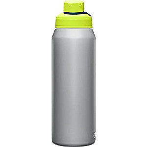 CamelBak Chute Mag Water Bottle, Insulated Stainless Steel, 32oz, Trailblazer Grey