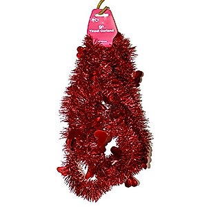 Tinsel Garland with Hearts
