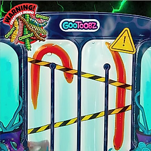 GooToobz Squigglers - Squishy Sensory Tubes Filled with Colorful Goo, Glitter and Beads, Non-Toxic, No-Mess, Squeezable Fidget, Stress and Anxiety Relief, Triple Sensory Experience! (Snakes)