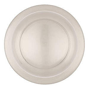 Kwikset Cove Sided Dummy Door Knob, Non-Turning Handle for Pantry, Closet, and French Doors, Featuring Microban Product Protection in Satin Nickel