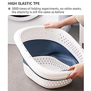 COFSODI Plastic Collapsible Laundry Basket - 23L(6 Gallon) Foldable Portable Laundry Hamper with Handles, Pop-up Storage Container/Organizer for Laundry, Car trunk, Camping, Indoor and Outdoor