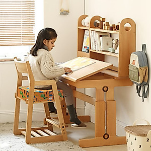 KIDUN Toddler Booster Seat for Dining Table, Upgrade 4 inch Heightening Cushion for Kids Chair, Adjustable, Heightening Booster Seat Pad for Boy/Girl, Toddler Booster Cushion.(Buckle/Yellow)