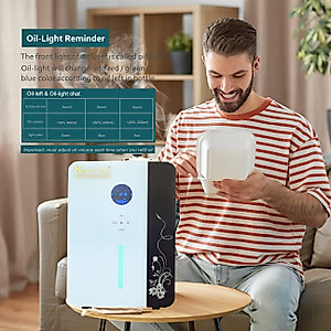 Kevinleo Smart Scent Machine WiFi for 7,500 sq.ft Area | 800ML HVAC Scent Diffuser Waterless for Home SPA Hotel Long Lasting/Strong Smell | Cold-Air Essential Oil Diffuser for Large Room Commercial
