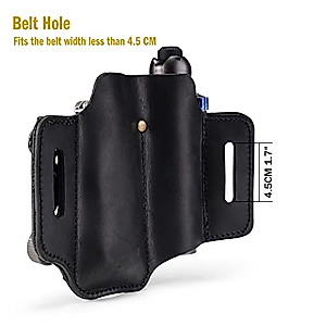 VIPERADE PJ35 Multitool Sheath for Belt, Leather EDC Pocket Organizer for Men, EDC Leather Sheath, EDC Belt Organizer