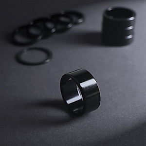 CyclingDeal Alloy Road Bike Bicycle MTB Fork Steerer Headset Spacers 1-1/8" 9PCS Kit Set 2mm, 3mm, 5mm, 10mm, 15mm