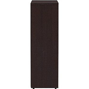 Lorell Essentials Espresso Laminate Bookcase