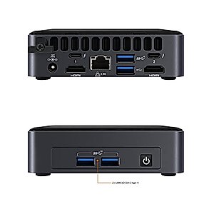Intel NUC 11 Pro NUC11TNKV5 Tiger Canyon Home & Business Mini PC Desktop 11th Generation Intel® Core™ i5-1145G7 Processor with Intel vPro® Technology,4 Cores,8 Threads(8G RAM,256G SSD)