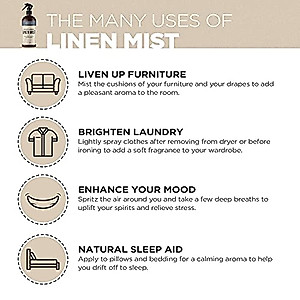 DRMTLGY Natural Green Tea Linen and Room Spray. Pure Essential Oils for a Pillow Spray, Linen Mist, and Fabric Spray. Aromatherapy Spray for Relaxation and Sleep