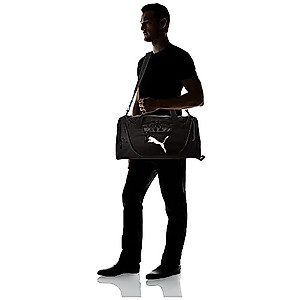 PUMA unisex adult Evercat Contender Duffel Bags, Black, One Size US
