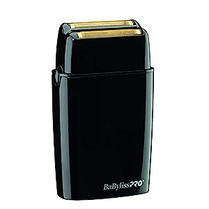 BabylissPRO Cordless Black Metal Double Foil Shaver