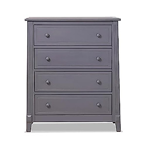 Sorelle Furniture Berkley Baby Dresser – Dresser for Nursery, Kids Bedroom Furniture, Dresser Drawers, Nightstand for Child’s Room with Drawers, Nursery Furniture for Infant-Gray