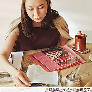 Kokuyo Glassele File, Clear Book, Display Book, Presentation Binder with Plastic Sleeves 20-Pocket Bound, Sheet Protector, A4, 5-Pack Cool Colors, Japan Import (99KRA-GL20X5-2)