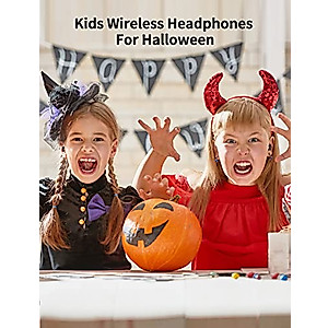 Togetface Kids Bluetooth Earbuds, Wireless Earbuds for Kids with Cute Charging Case, Stereo TWS Wireless Earphones with Mic for Exercise, Bluetooth 5.1 Earphones for iPhone and Android as Gift