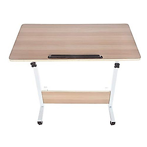 Toxz Computer Task Table Household Office Desk,Adjustable Height and Fold,Locking Casters,80CM 50CM,with Installation Tool(Ship from US!)