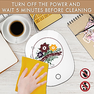 Sister Gifts, Sister Gifts from Sisters, Gifts for Sister, Christmas Sister Gifts for Women, Smart Warmer Thermostat Coaster with Mug, Christmas for Sister