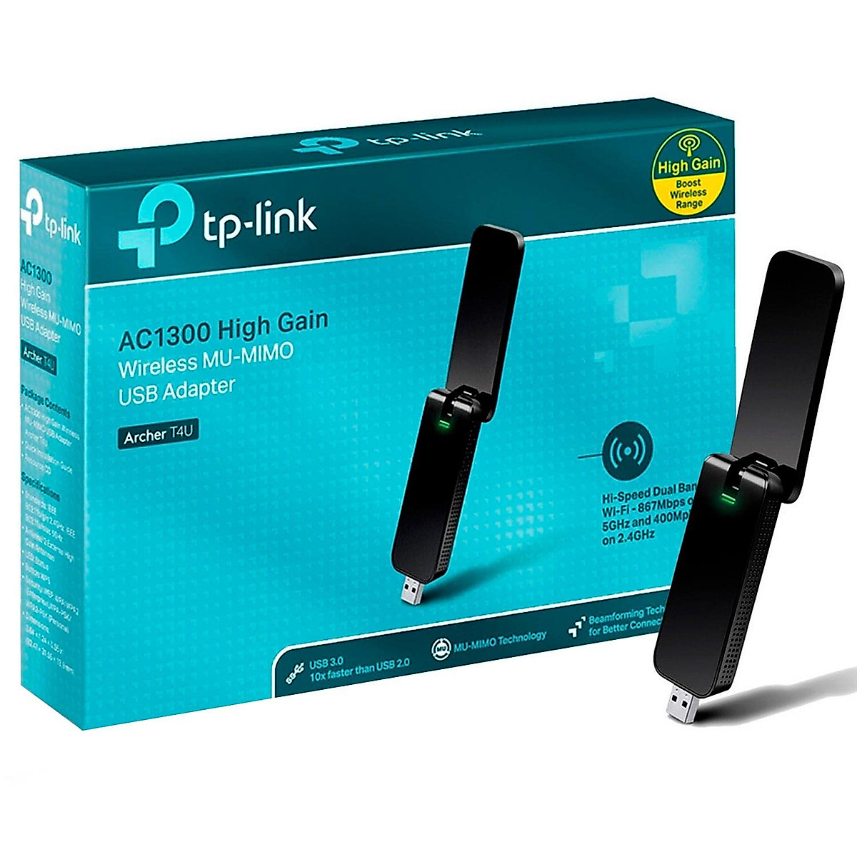 TP-Link AC1200 Wireless Dual Band USB Adapter (Archer T4U V1)