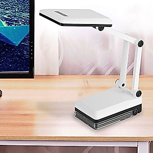 Yosoo Rechargeable Desk Lamp with USB Charger Portable Dimmable LED Table Lamp 16 LEDs Folding Light for Travel Reading Studing Home Office School