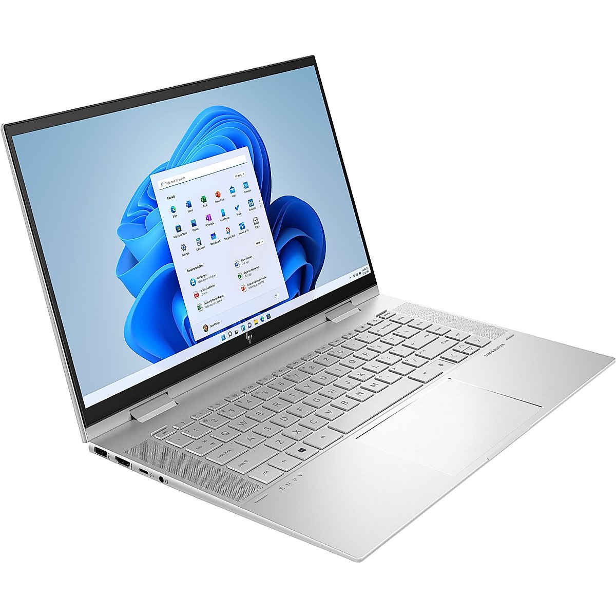 2022 Newest HP Envy X360 2-in-1 15.6" FHD Touch-Screen Laptop | 11th Generation Intel Core i5-1155G7 | 32GB DDR4 | 1TB SSD | Backlit Keyboard | Fingerprint | Windows 11 | with Wireless Mouse Bundle
