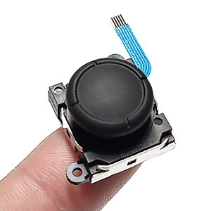 10-Pack: SuperTerrific Black Joystick/Analog Sticks/Thumbsticks for Nintendo Switch and for Nintendo Switch Lite