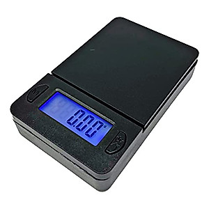 CR Scale Digital Pocket Scale - 1pc Premium Food Scale 100g by 0.01g Digital Grams Scale Weight Scale Kitchen Scale Black Gram Scale Portable Scale Digital Food Scale (JDS-P100) (Battery Included)