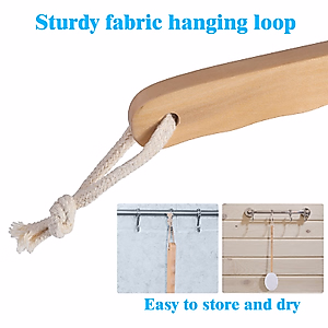 Creamify Lotion Applicator for Your Back, Lotion Applicators, Long Wooden Handle with Replaceable Brush Head, Easy Reach for Bath, Skin Cream, Tanning