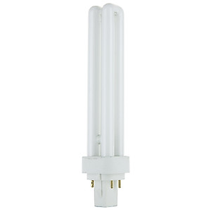 Sunlite PLD26/E/SP41K/10PK 4100K Cool White Fluorescent 26W PLD Double U-Shaped Twin Tube CFL Bulbs with 4-Pin G24Q-3 Base (10 Pack)