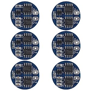 Alinan 6pcs 2S 5A 7.4v 8.4V 7A Current Limit 18650 Lithium Battery Charger Protection Board BMS PCM for Li-ion Lipo Battery Cell Pack
